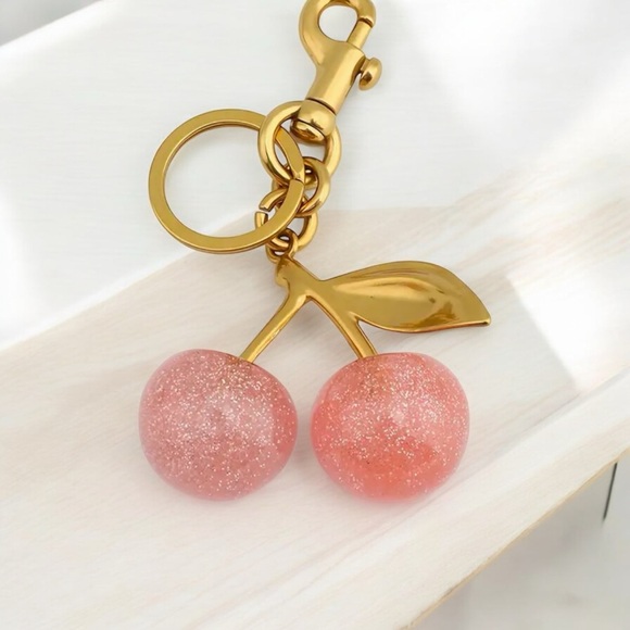 Accessories | Pink Cherries Keychain Brand New Unbranded Acrylic ...
